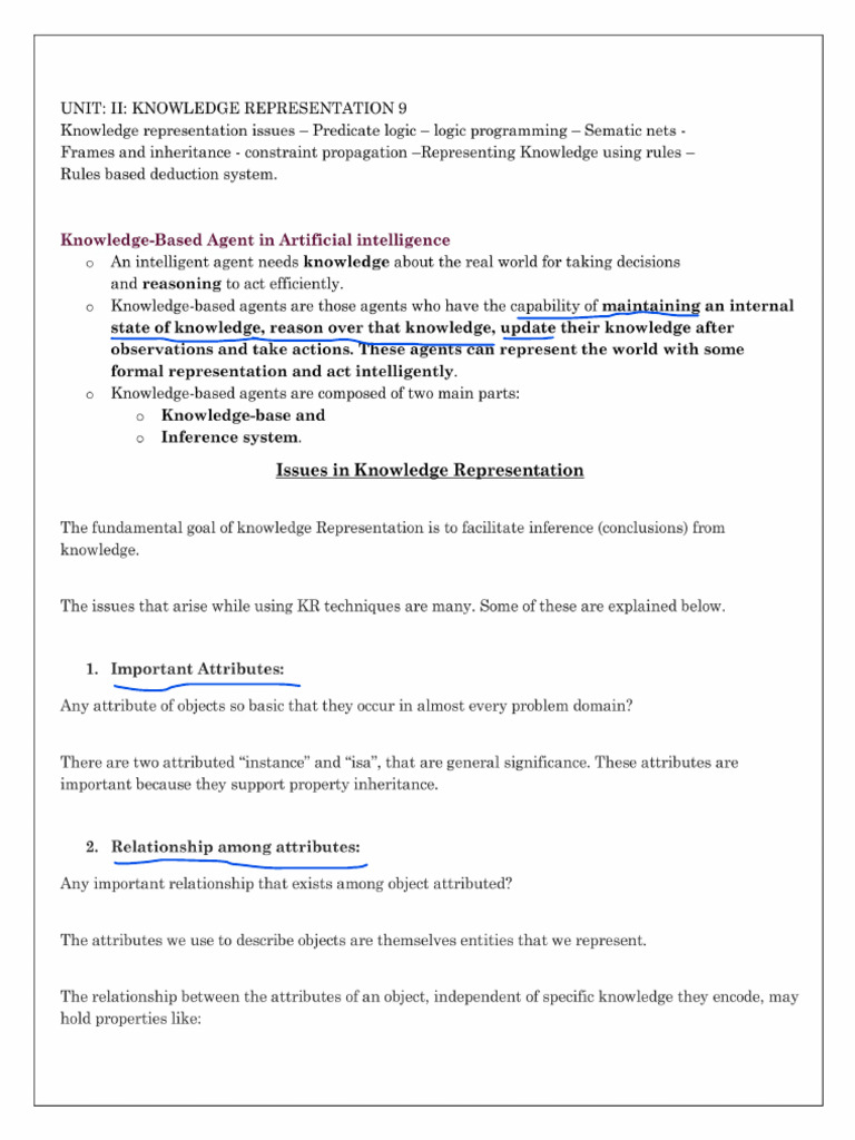 Expert System Unit-1 Part-2 | PDF