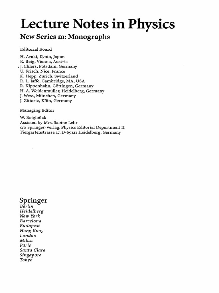 Physics: Lecture Notes | PDF | Topology | Mathematical Analysis