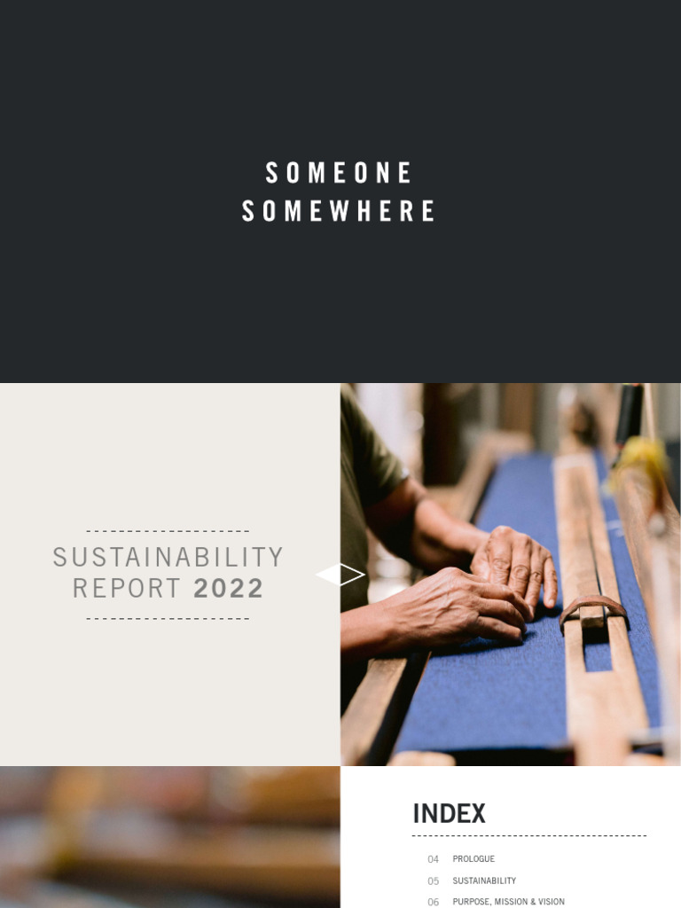 SUSTAINABILITY REPORT 2022 Someone Somewhere Compressed | PDF ...