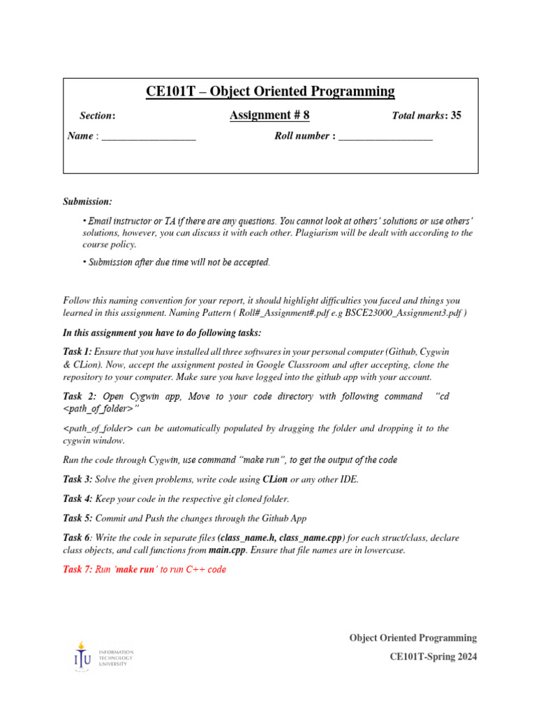 Assignment 8 | PDF | Parking | Directory (Computing) Assignment 8 | PDF | Parking | Directory (Computing)