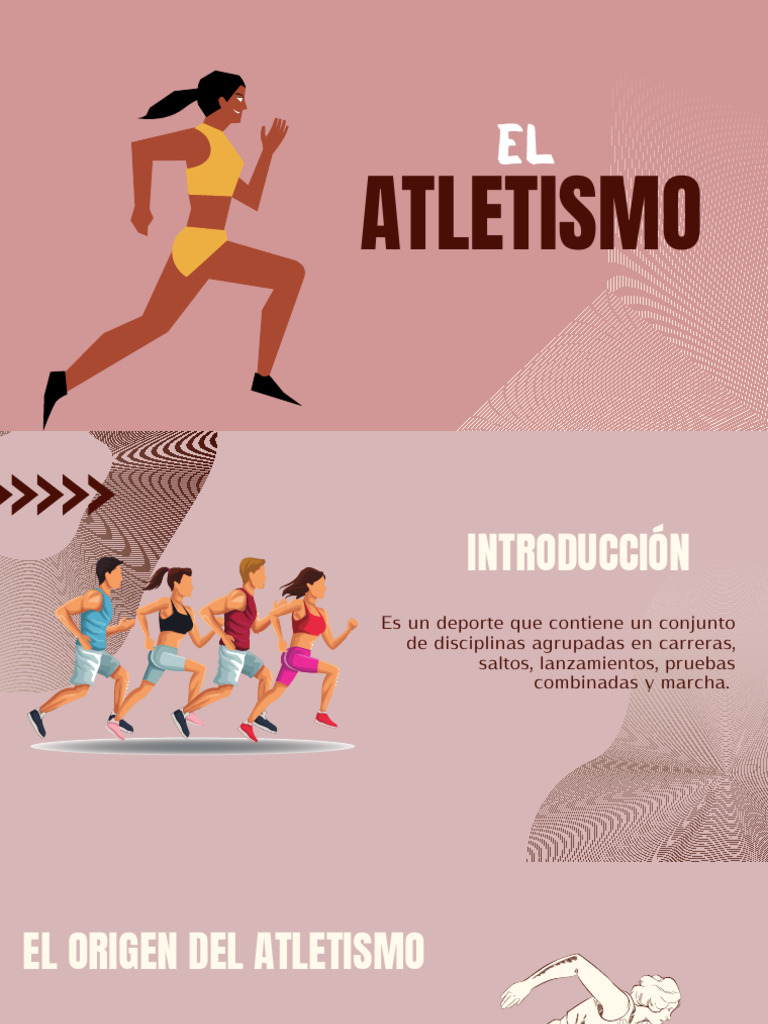 Presentación historia del deporte vintage elegante granate | PDF