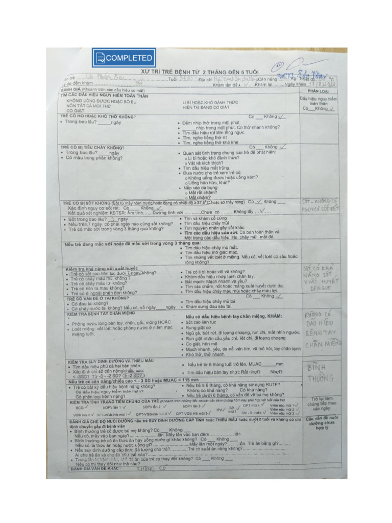 IMCI T NG H P LPA | PDF