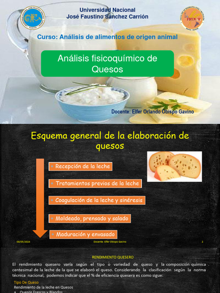 Semana 5 Quesos | PDF | Leche | Queso