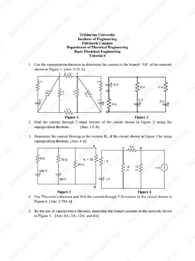 BEE Tutorial 6 | PDF