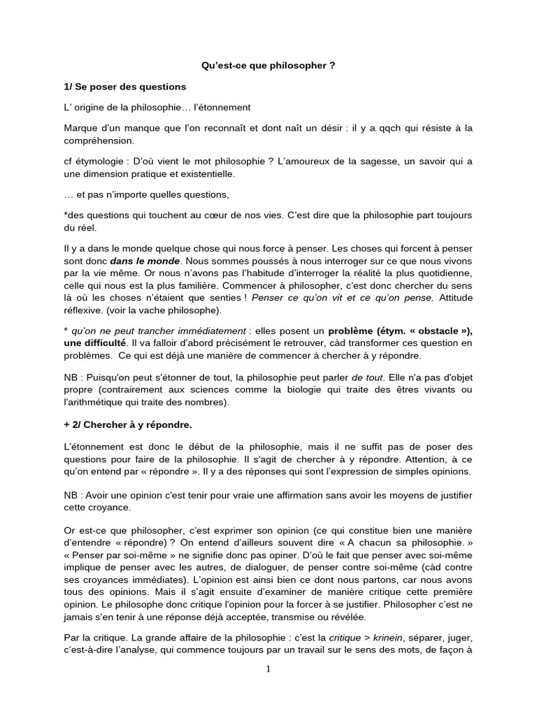 Introduction à la philosophie | PDF