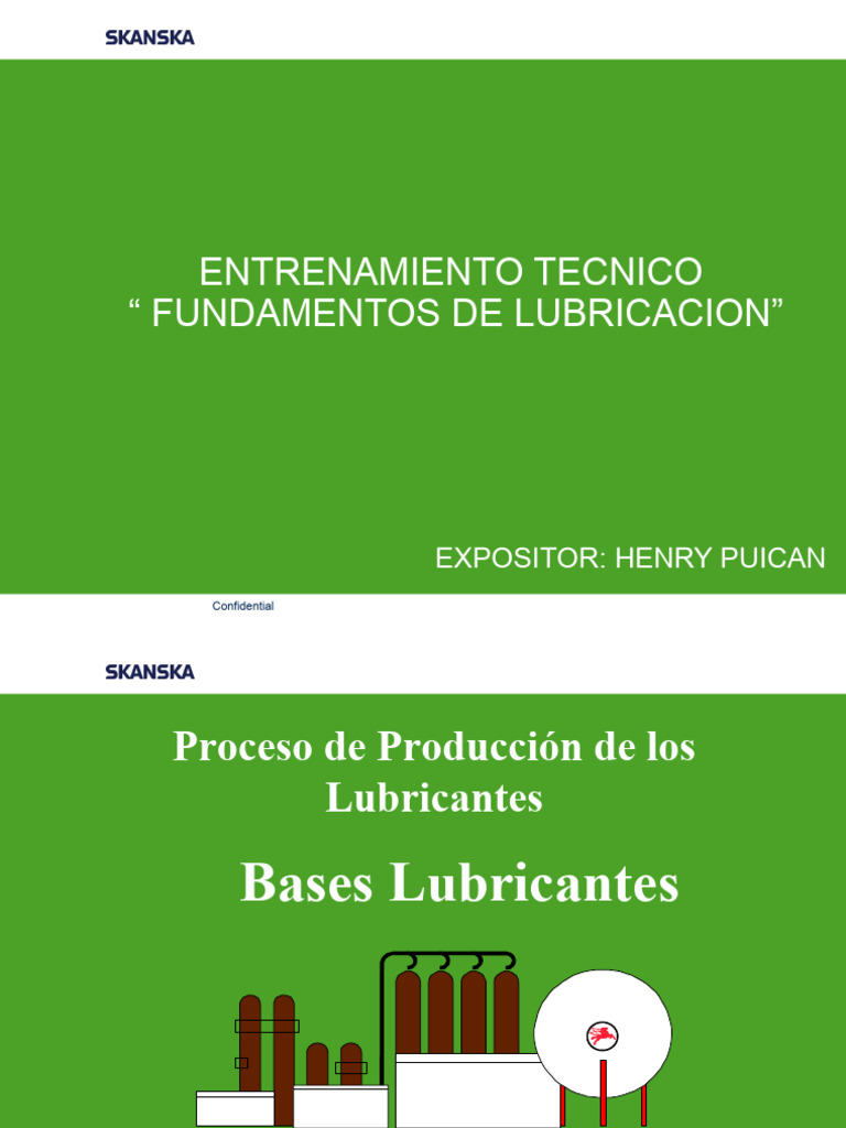 Entrenamiento Tecnico - Fundamento Lubricacion | PDF | Lubricante | Sustancias químicas