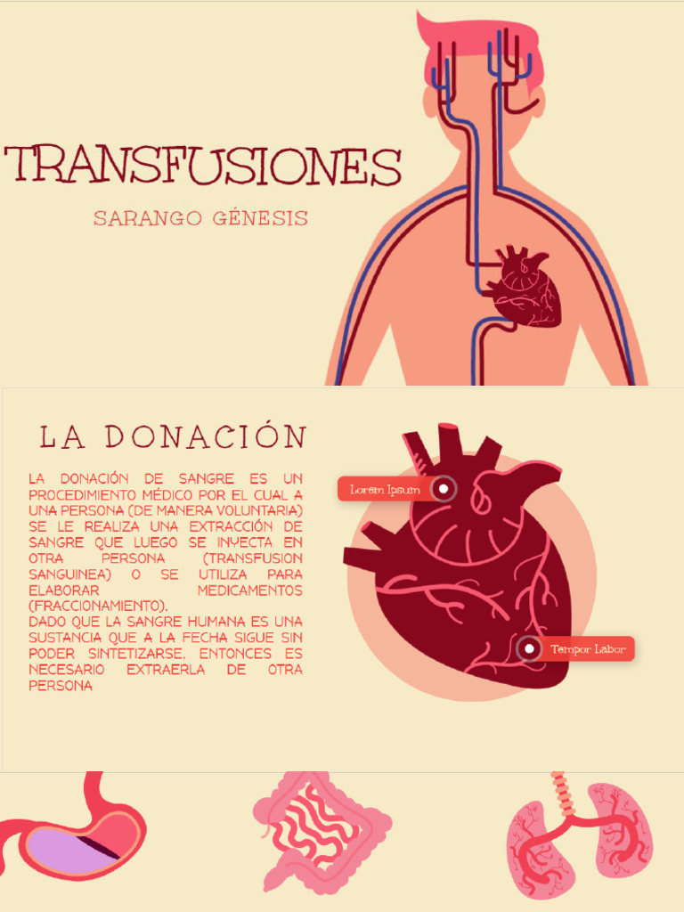 Transfusiones - Sarango Genesis | PDF