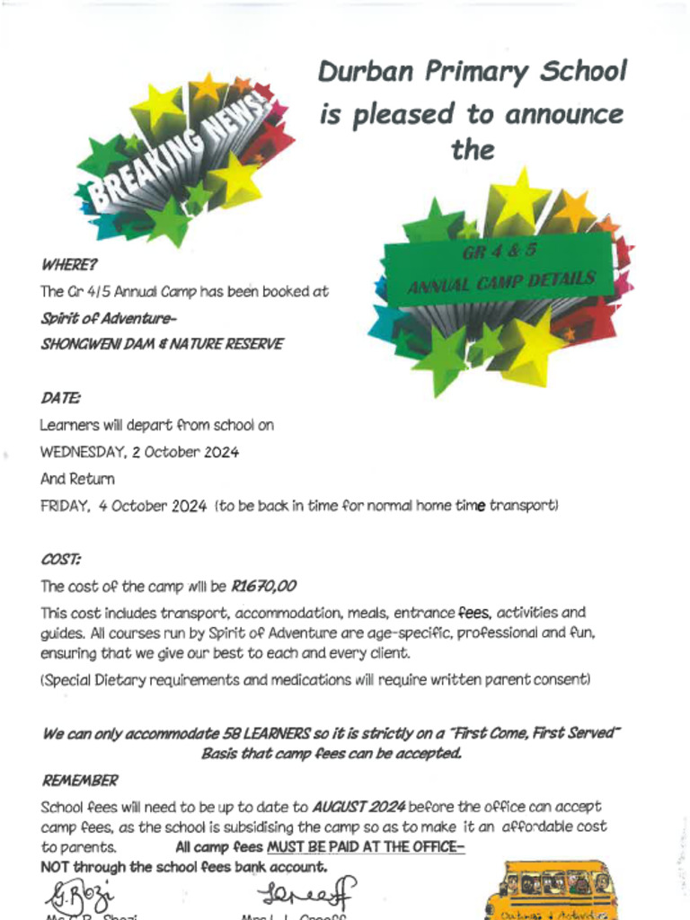 GR4-5 Camp | PDF