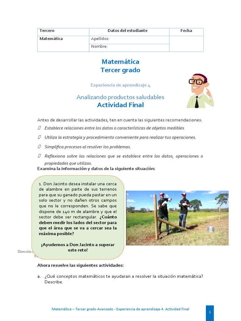 MAT3 - EA4 - Act - 3 - Final - Analizando Productos 4444444444 | PDF ...