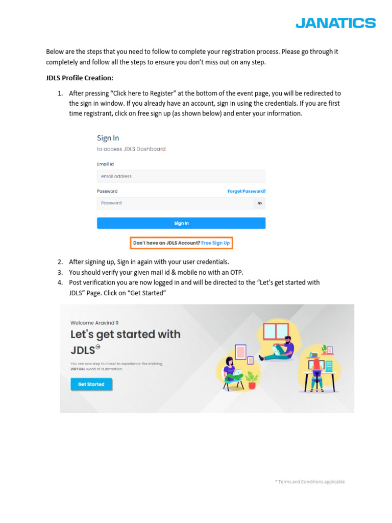JDLS Registration and Competition Guide | PDF | Login | Microsoft Windows