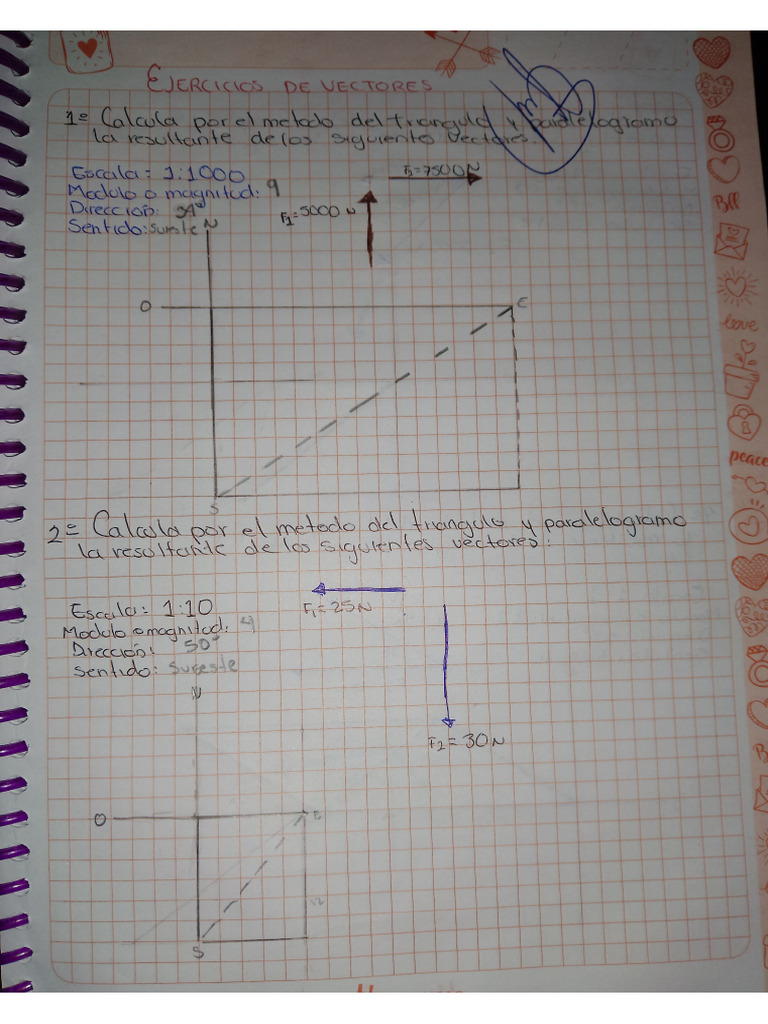 Ejercicios Vectores | PDF
