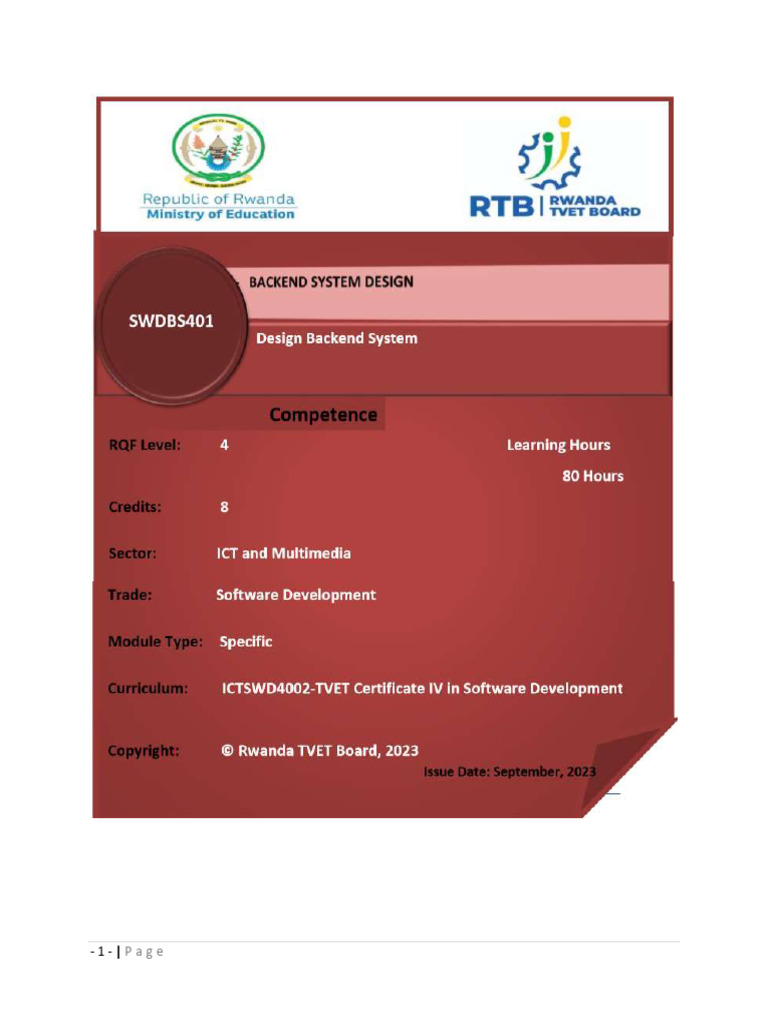 SWDBS401 - Backend System Design-Notes-Printed | PDF | Software Testing ...