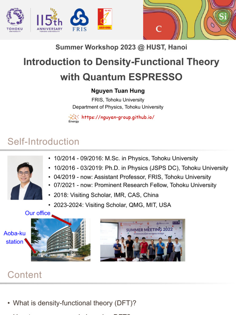 NguyenTuanHung HUST 27072023 | PDF | Density Functional Theory | Nonlinear Optics