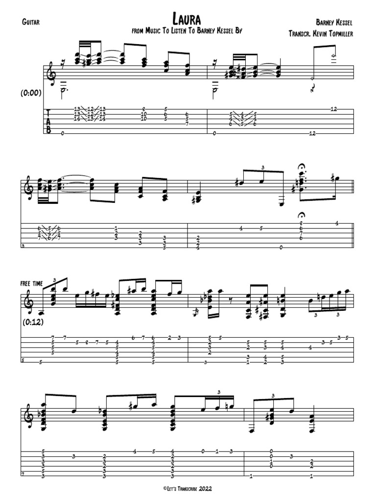 Barney Kessel - Laura | PDF