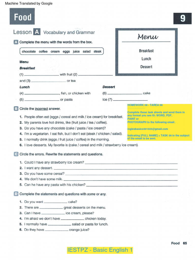 Submit Homework Task 09 Instructions | PDF