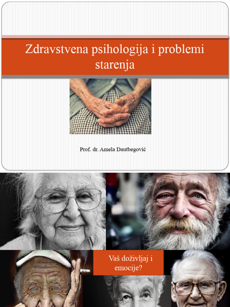11 - Zdravstvena Psihologija I Problemi Starenja | PDF