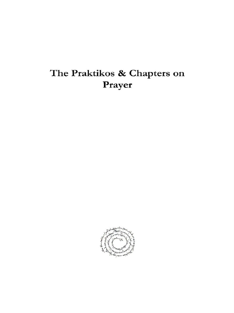 Evagrius Ponticus: Praktikos & Prayer | PDF | Origen