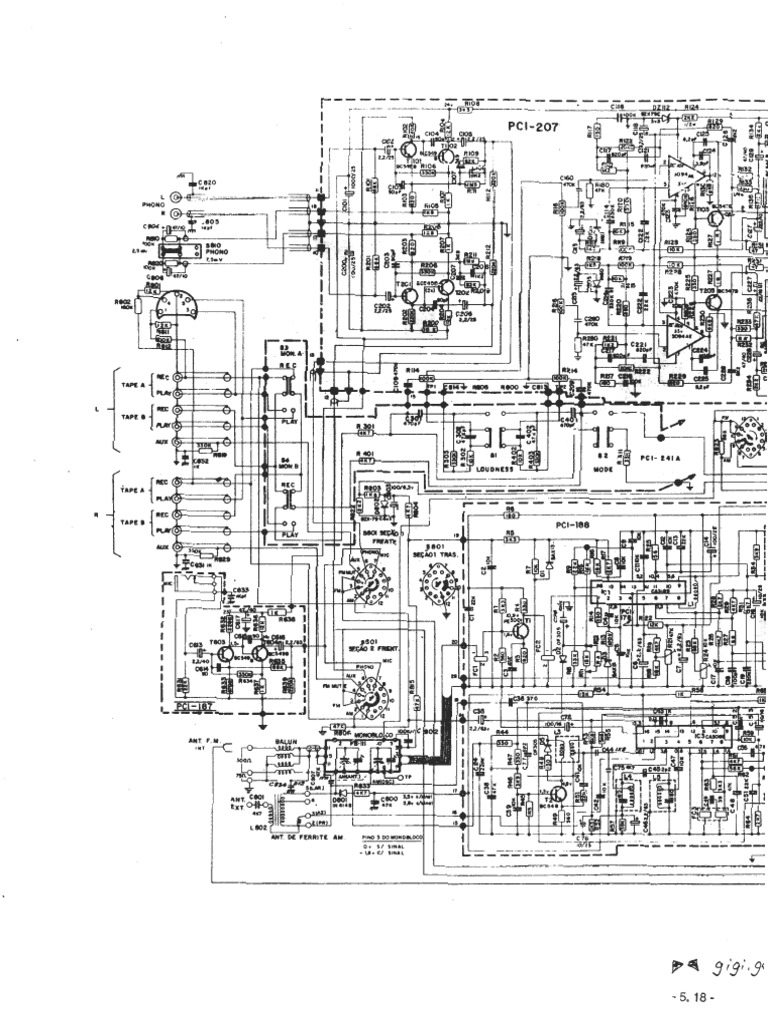 Gradiente - Receiver - m1360 - Esquema Eletrônico | PDF
