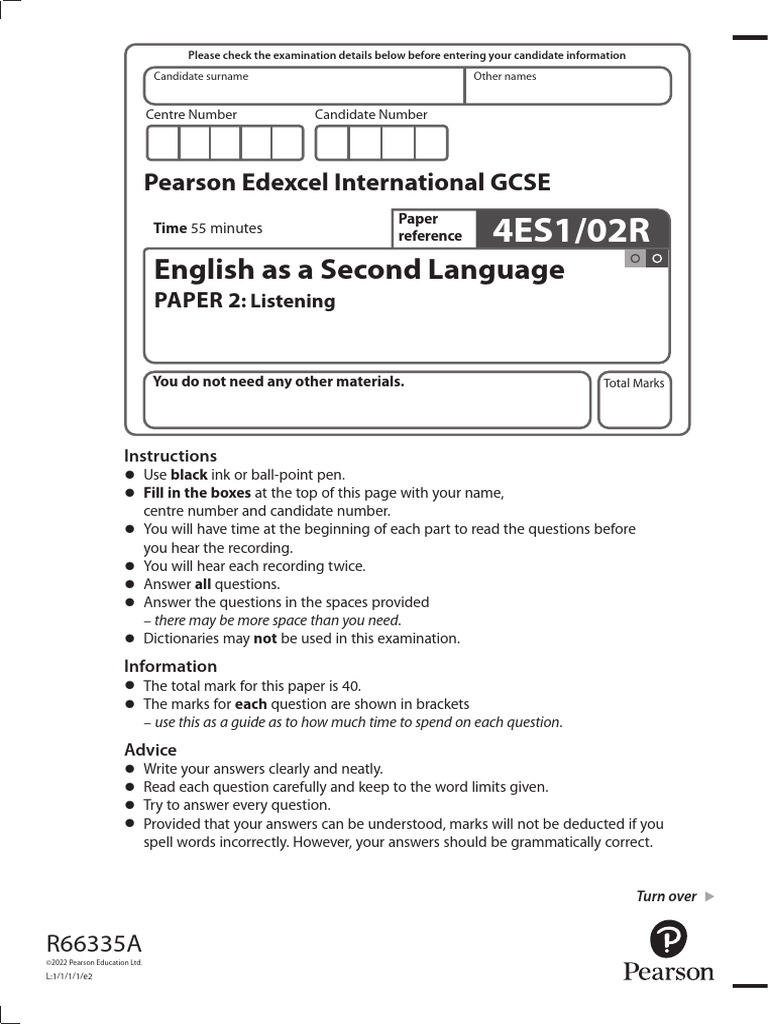 Edexcel IGCSE English Listening Exam | PDF | Audiobook | Coral Reef