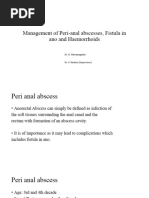 Seton Techniques for Anal Fistulas | PDF | Gastroenterology