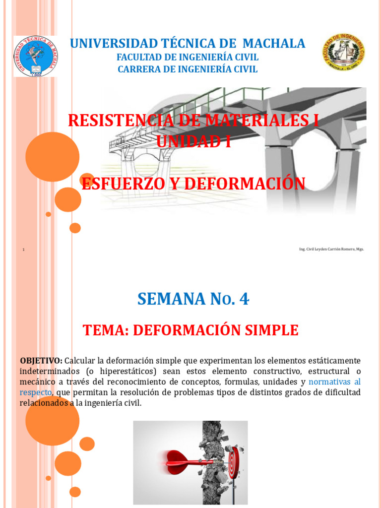 4 - Sem Deformacion S - U I RM I | Descargar gratis PDF | Resistencia de materiales ...