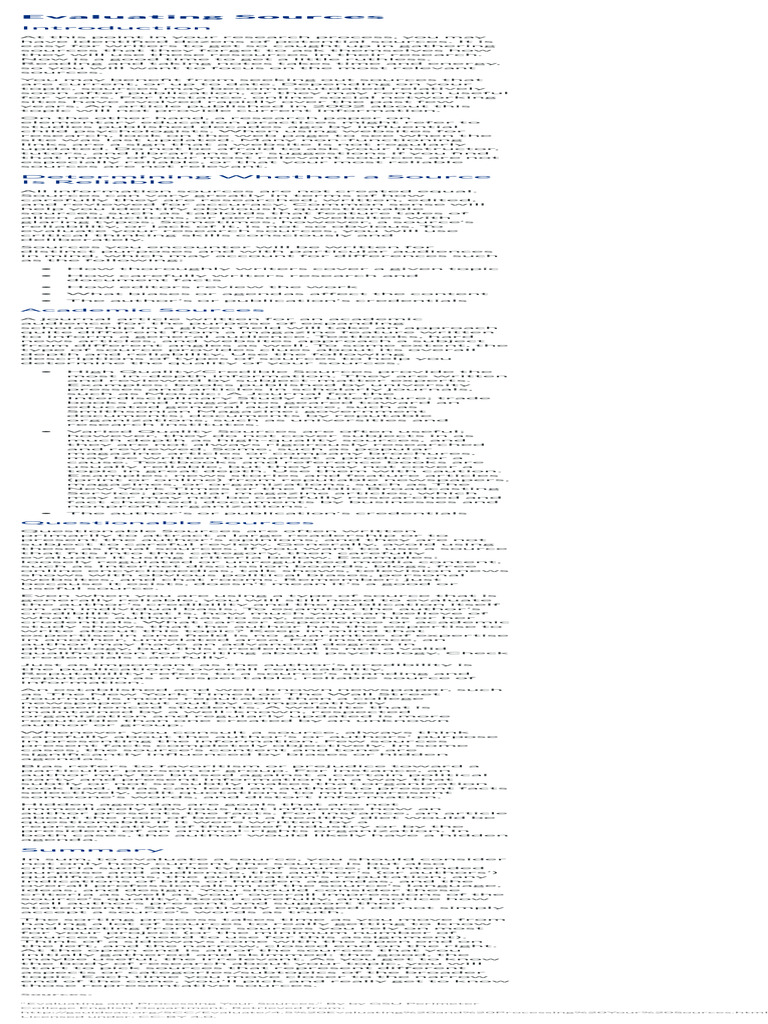 W3 Evaluating Sources - ENG124 KnowledgePath - Research and Writing in ...