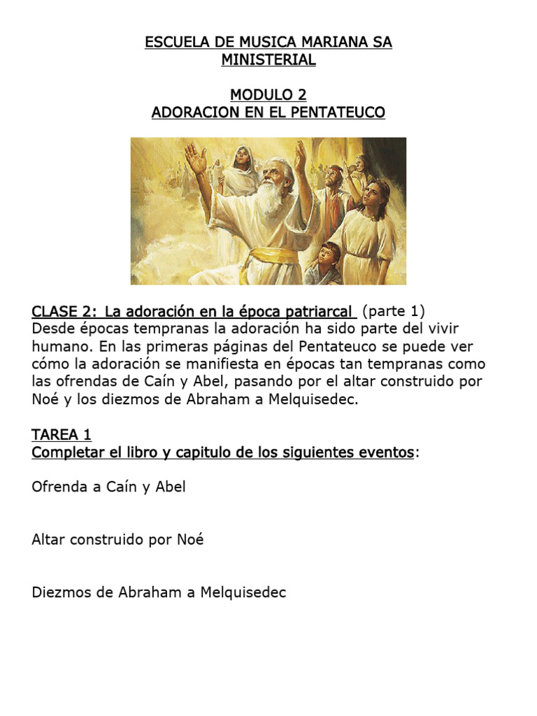 Modulo 2. Clase 2-1 | PDF | Abrahán | Tora