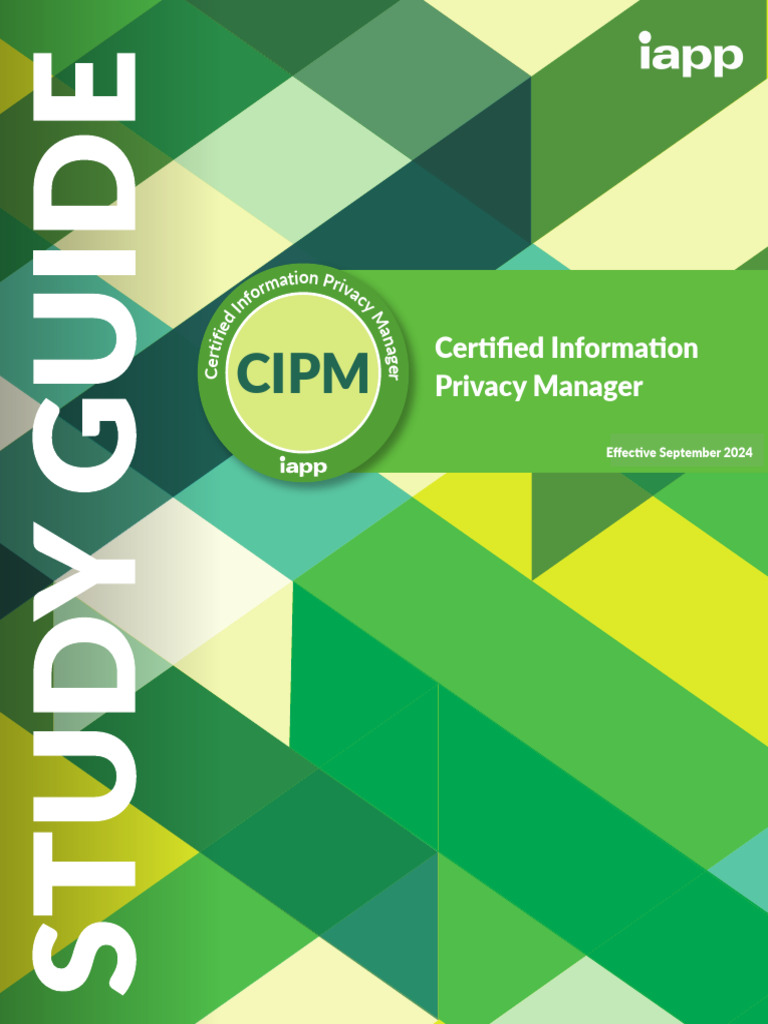 CIPM FSG November - 2018 - v1 | PDF | Privacy | Life Cycle Assessment