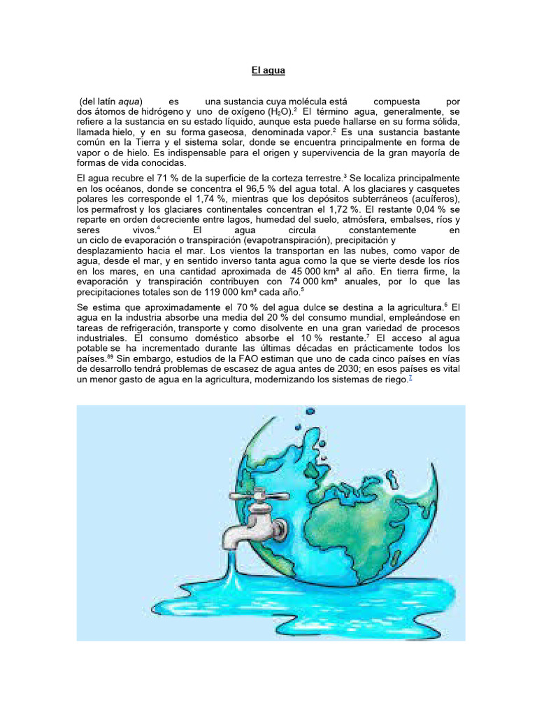 El Agua ... | PDF