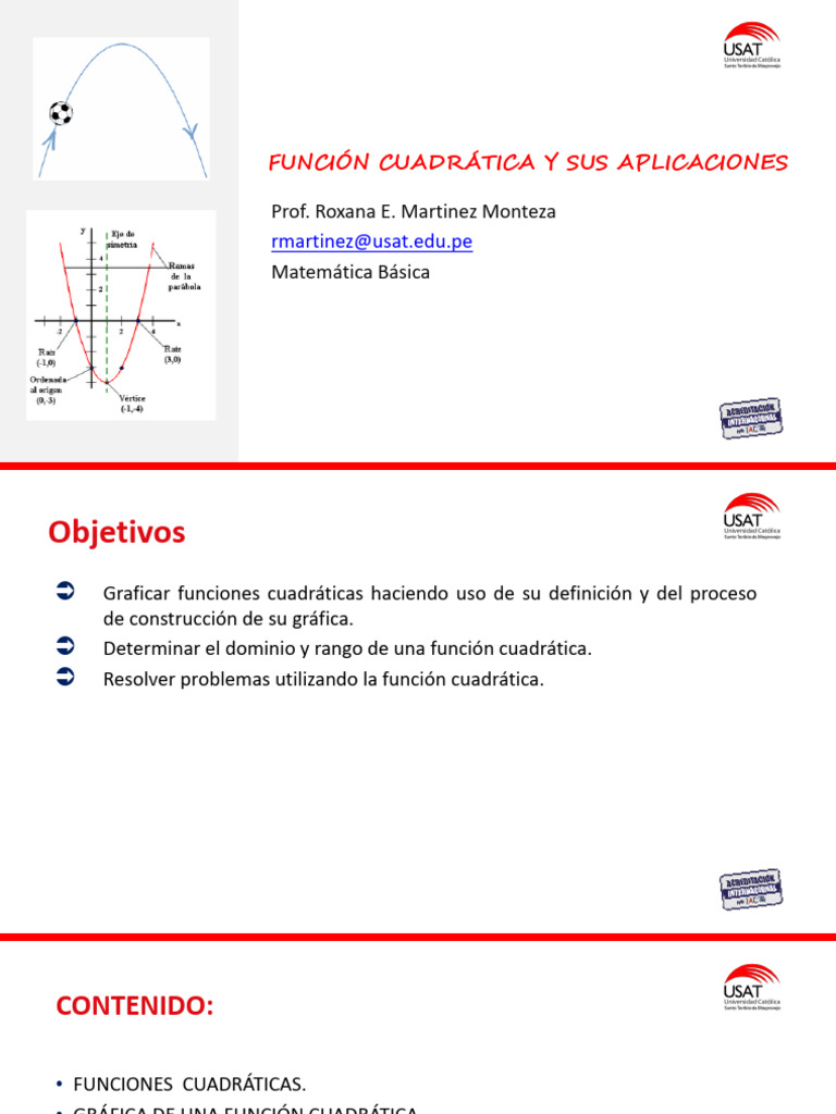 Función Cuadrática | PDF | Función (Matemáticas)