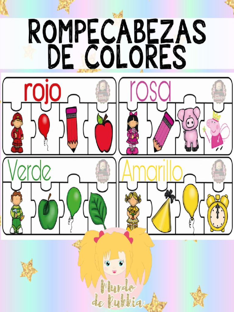 Rompecabezas para Trabajar Los Colores Recopilado Por Mundo de Rukkia | PDF
