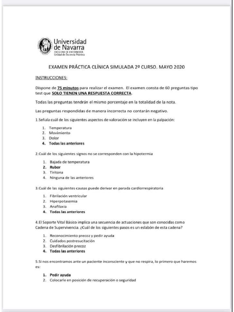 Examen Practicum I 2020 | PDF