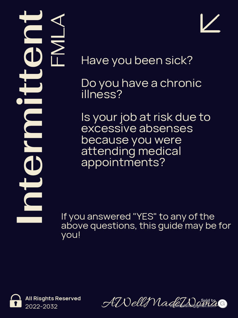 Quick Reference Guide To Intermittent FMLA | PDF | Family And Medical ...