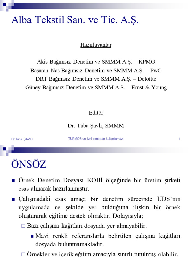 Ba Imsiz Denet M Uygulama Rne Tuba Avli 1634007956 | PDF