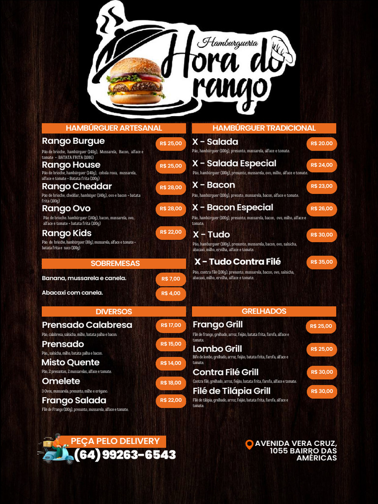 Cardápio Hora Do Rango - Atualizado (1) - Compressed | PDF | Alimentos ...