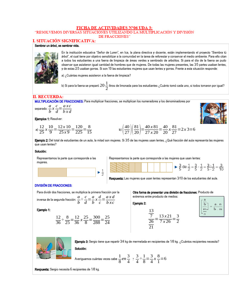 Ficha 6 Uda 3 Segundo | PDF | Matemáticas
