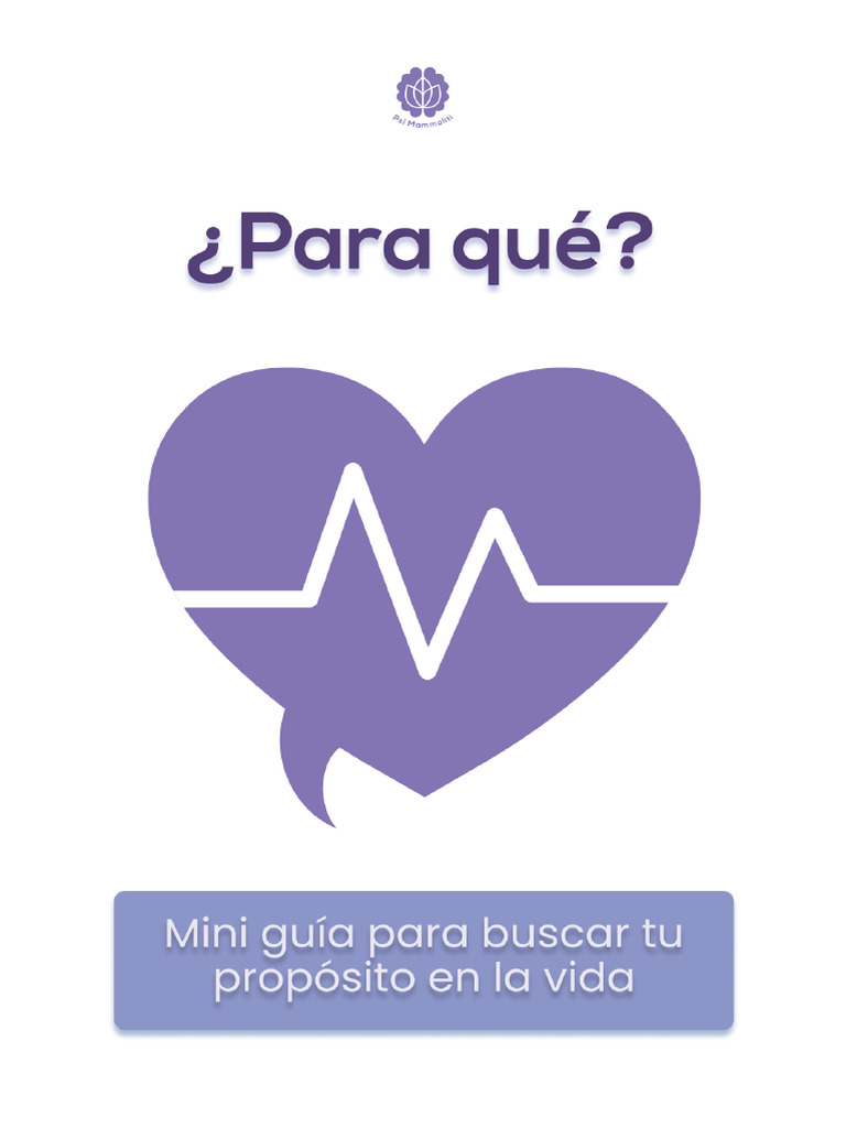 Mini Guia para Encontrar Mi Propósito | PDF | Significado de la vida