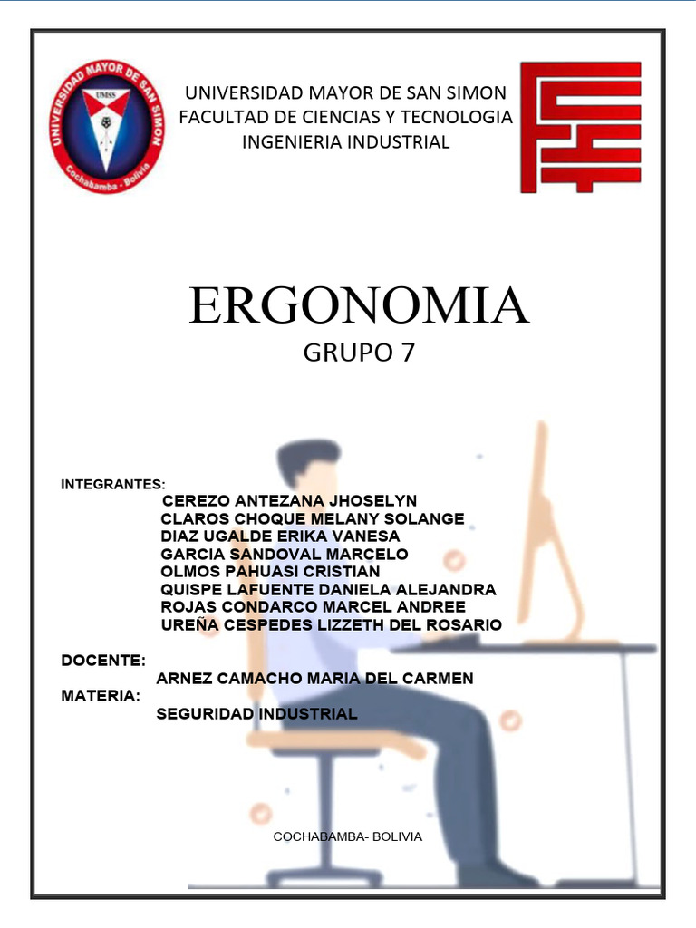 ERGONOMIA | PDF | Factores humanos y ergonomía | Síndrome del túnel carpiano