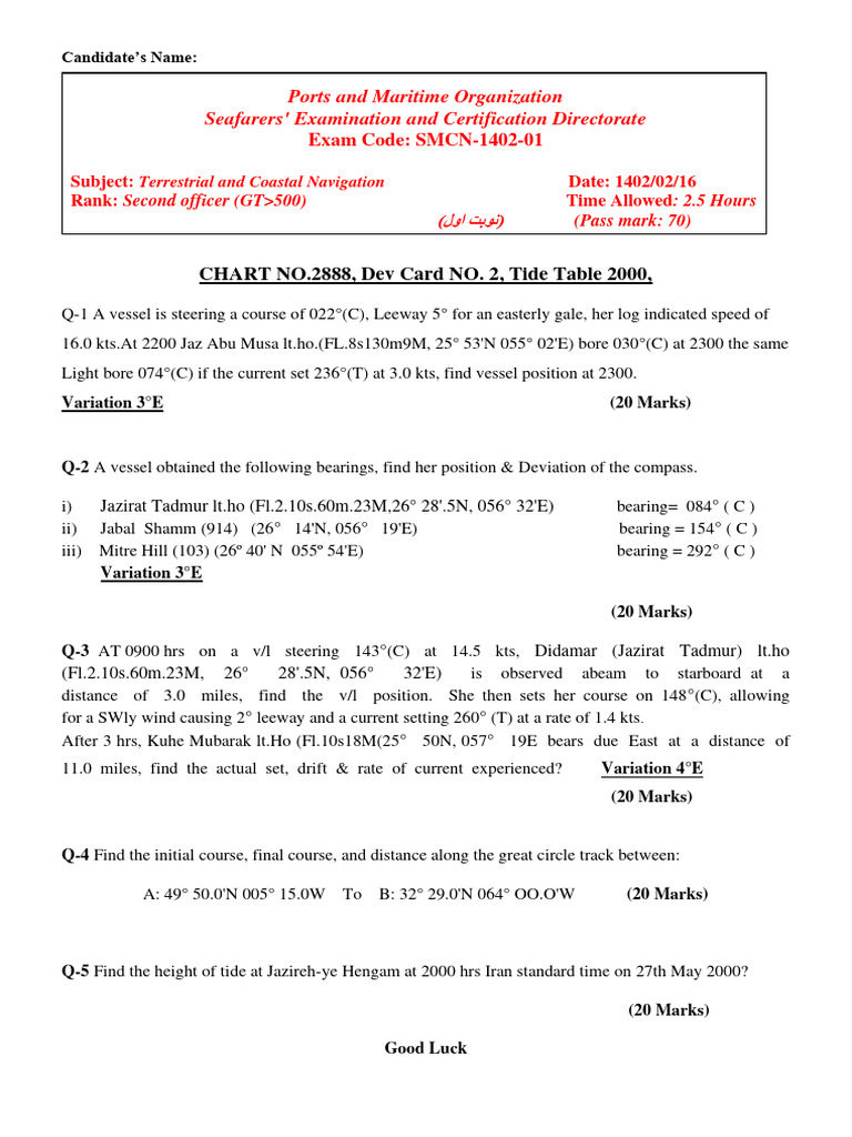SMCN-1402-01-نوبت اول | PDF | Navigation