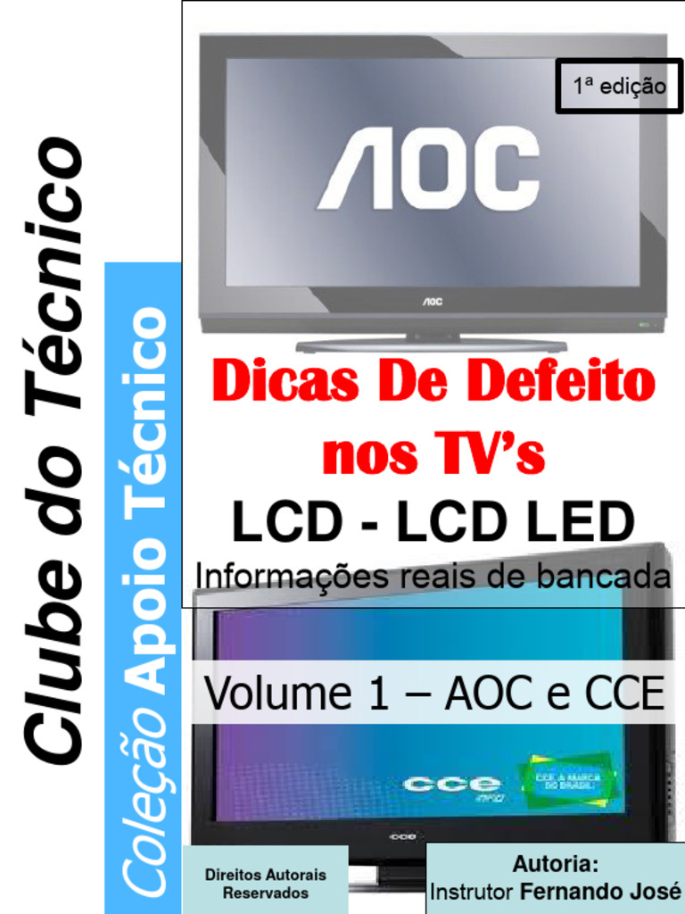 E-BOOK DICAS de DEFEITO Dos TV - S LCD LCD LED PLASMA e OLED A À Z ...