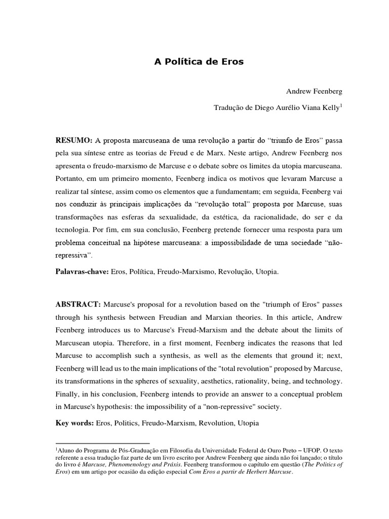 Diego Aurélio Viana Kelly | PDF | Sigmund Freud | Karl Marx