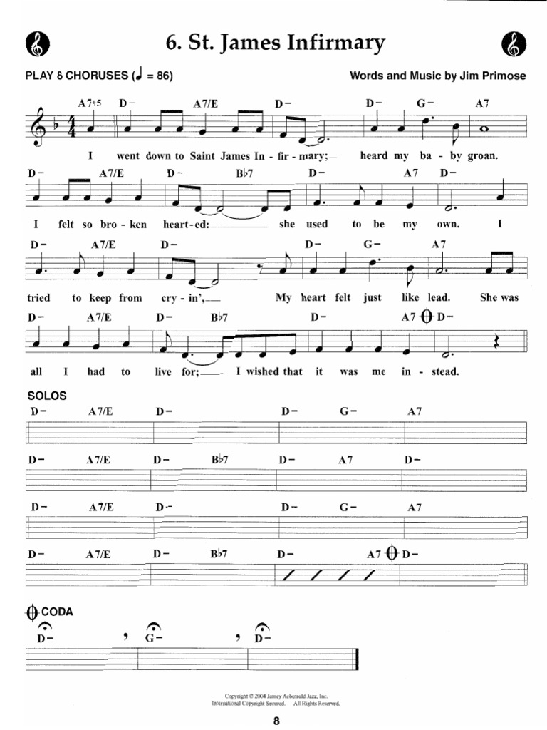 VERONA-St James Infirmary | PDF