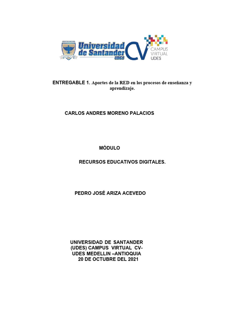 Entregable 1 Cona | PDF | Enseñando | Aprendizaje