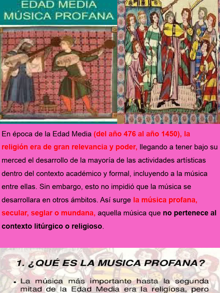 Música Profana | PDF | Canciones | Musicología