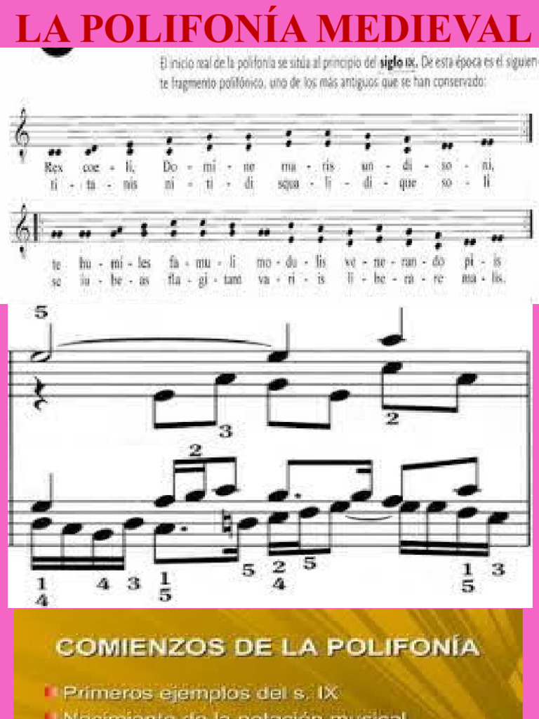 POLIFONÍA | PDF | Composiciones Musicales | Musicología