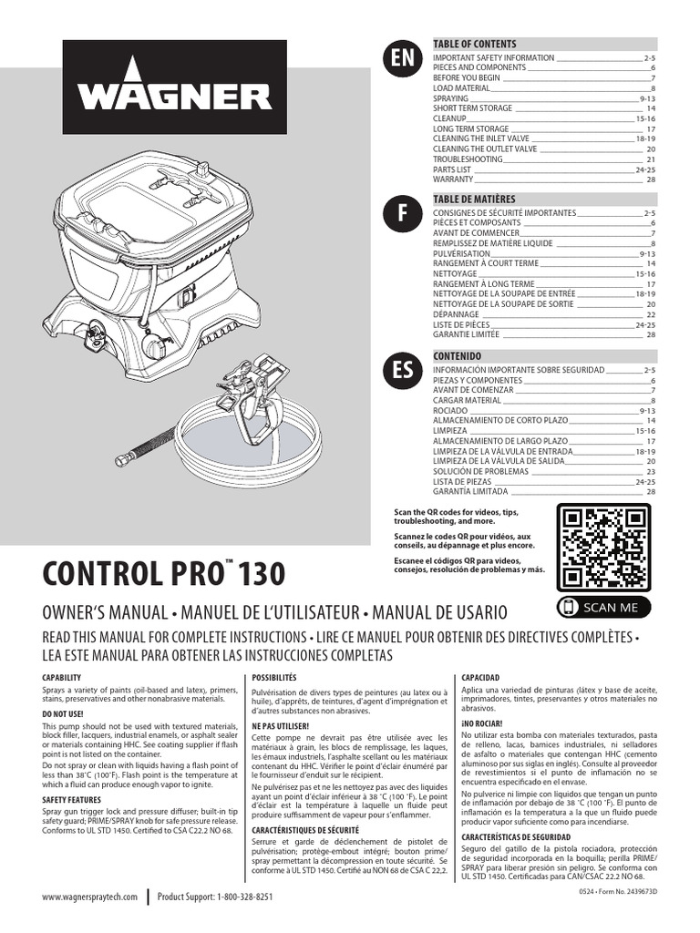 Control Pro 130 HEA Power Tank Manual | Download Free PDF | Ac Power Plugs And Sockets ...