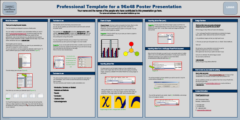 Free Poster Power Point Template | PDF | Page Layout | Computing