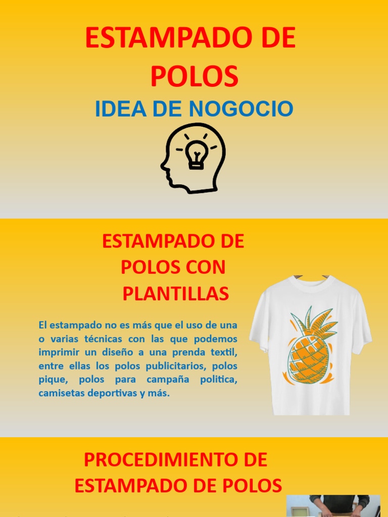 Estampados de Polos | PDF