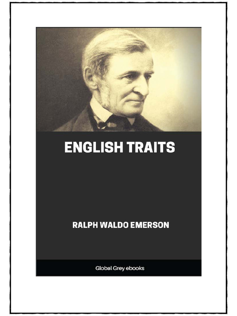 Ralph Waldo Emerson English Traits | PDF | Poetry | Samuel Taylor Coleridge
