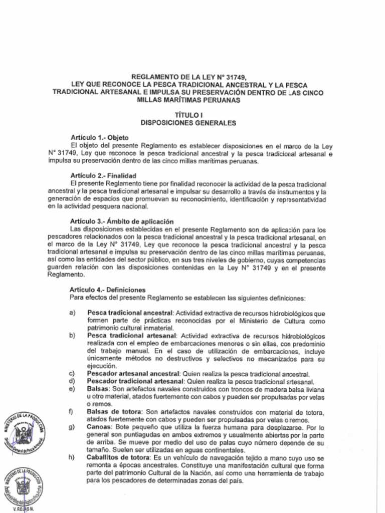 Reglamento de La Ley N 31749 | PDF